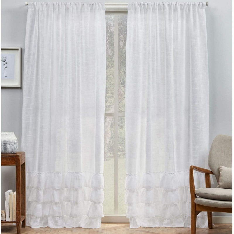 Ruffled Curtains - Etsy