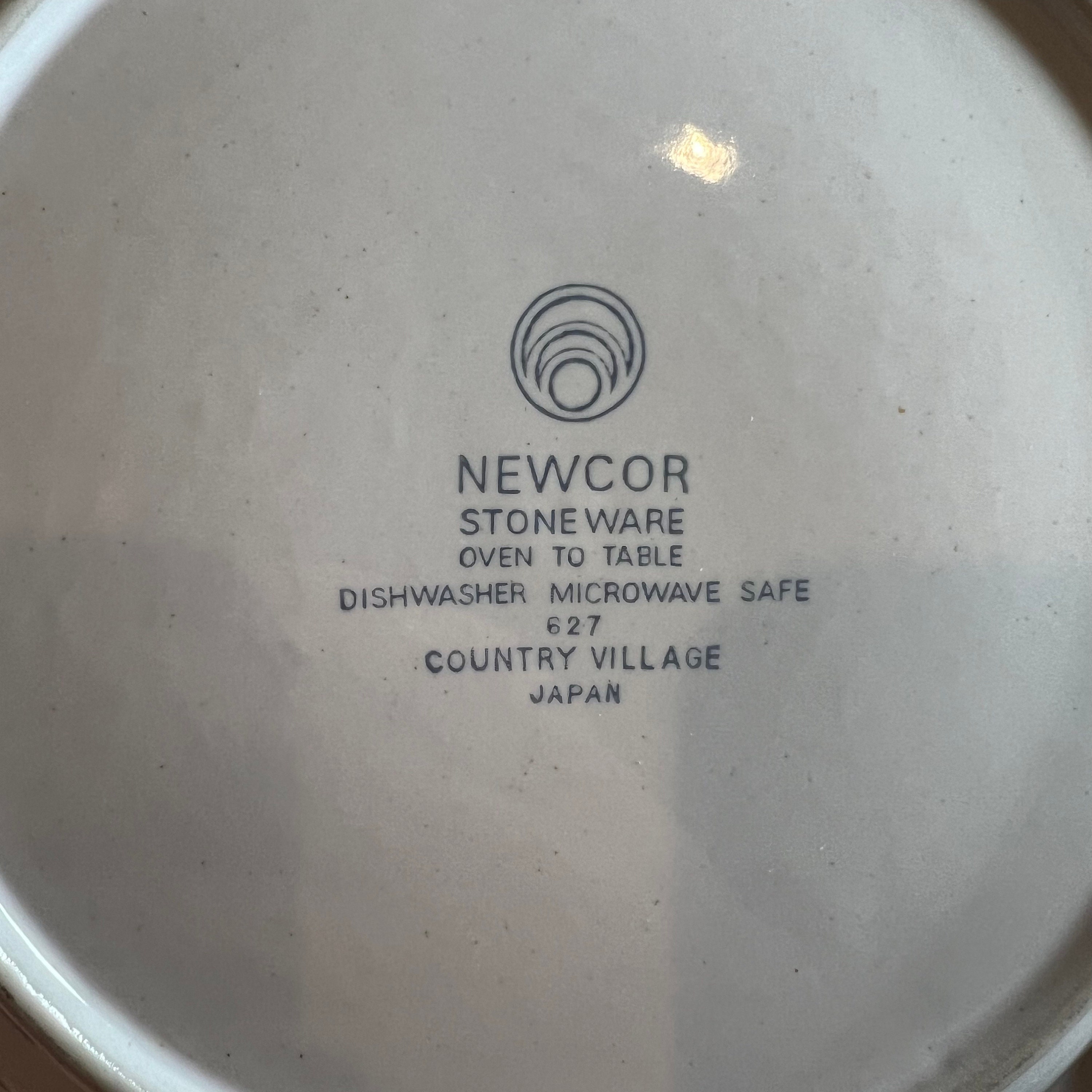 Vintage Newcor Country Village 627 Stoneware Dinner Plate 10.5 - Etsy