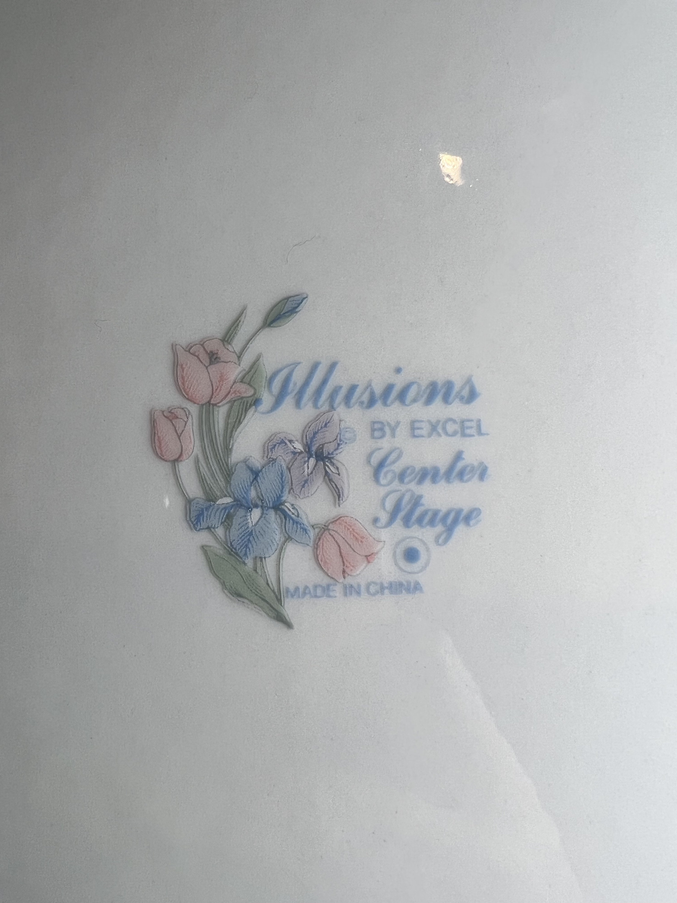 Illusions by Excel Vintage Butterfly Dinner Plate - Etsy