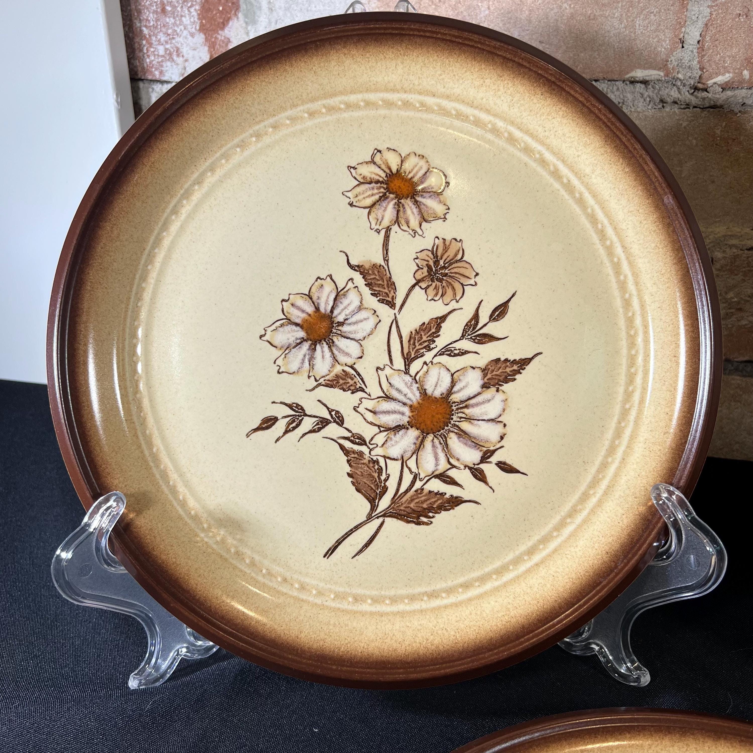 80s Vintage Arita Country Kitchen Cotton Blossom Dinner Plates (3 X ...