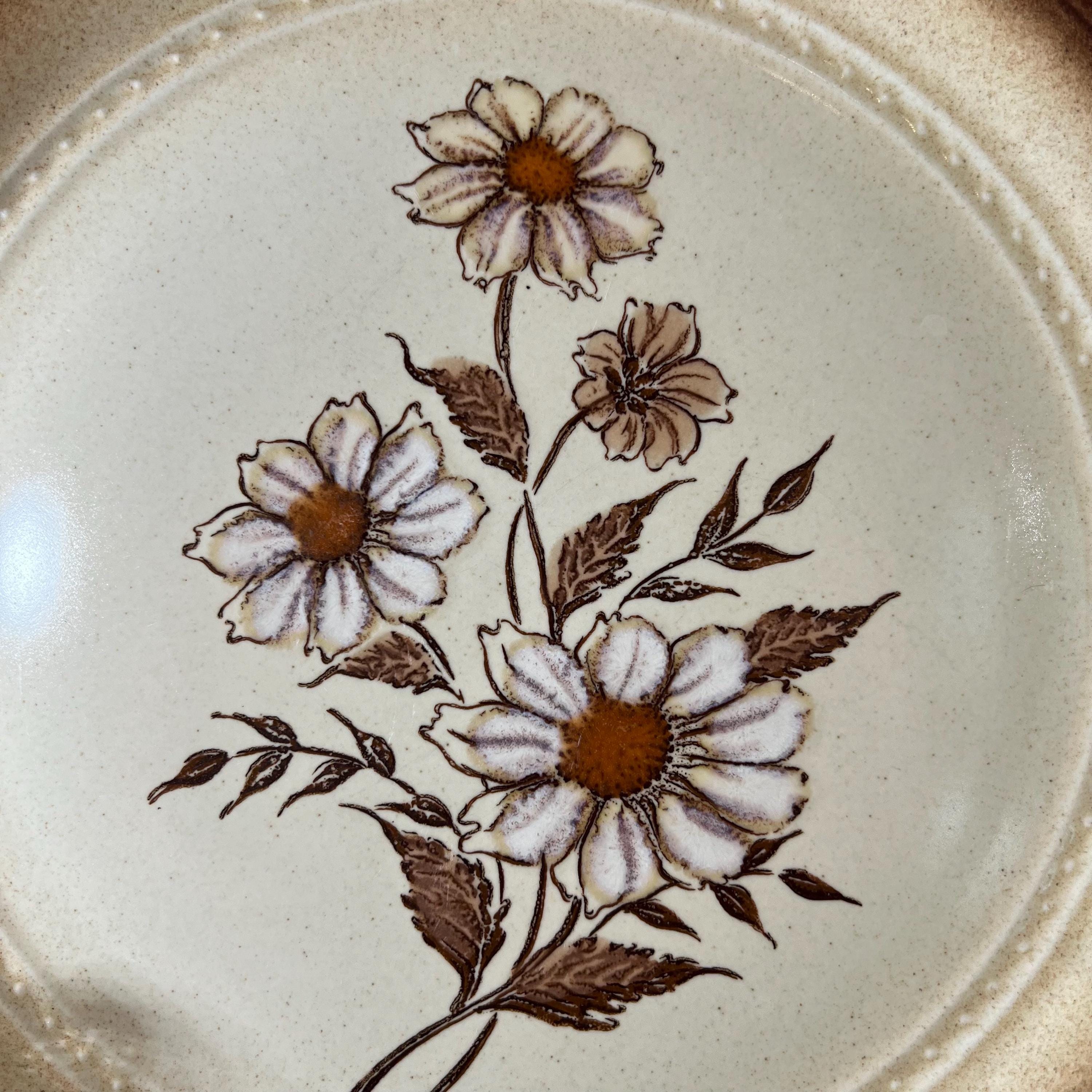 80s Vintage Arita Country Kitchen Cotton Blossom Dinner Plates (3 X ...
