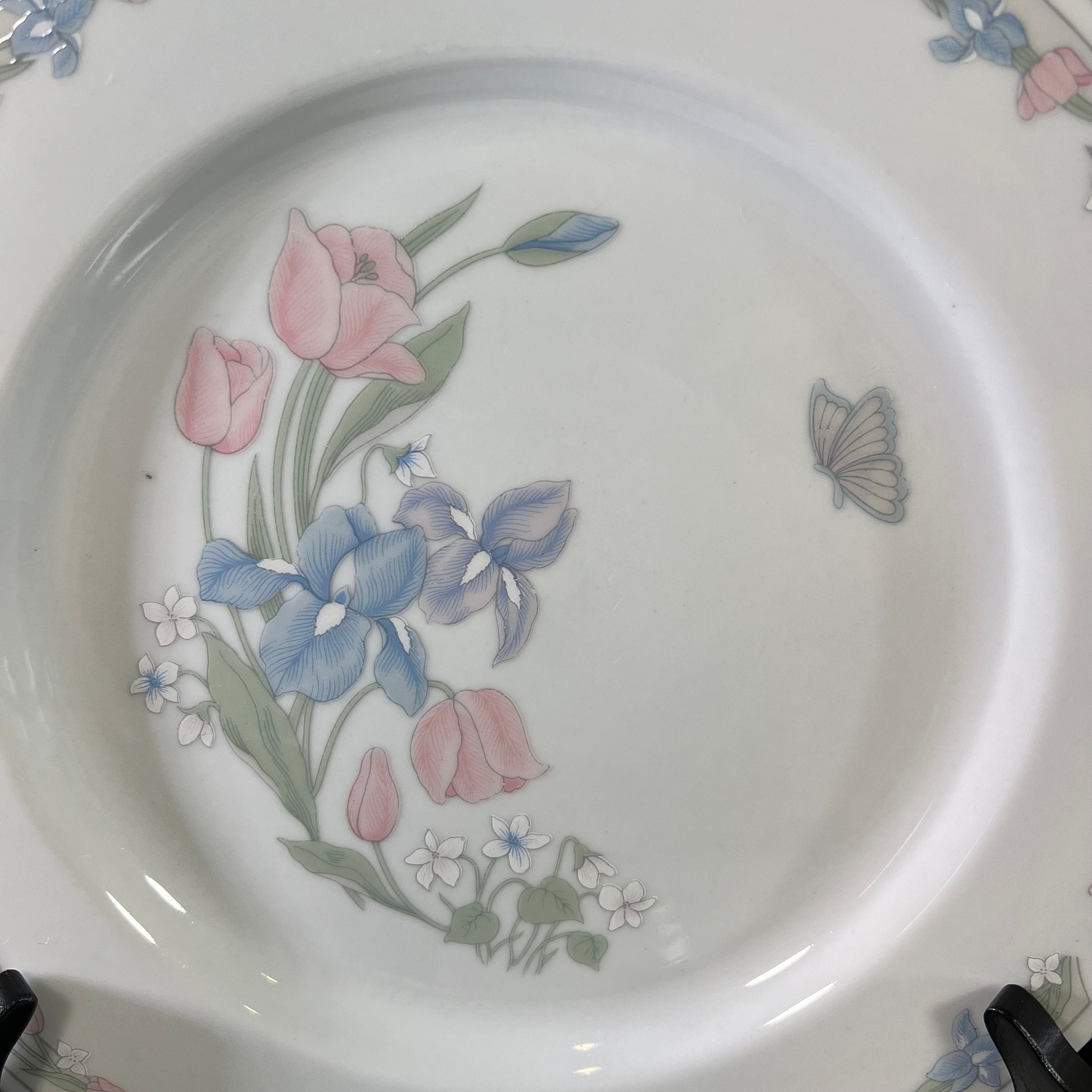 Illusions by Excel Center Stage Vintage Dinner Plate Set (4 X 10.5 ...