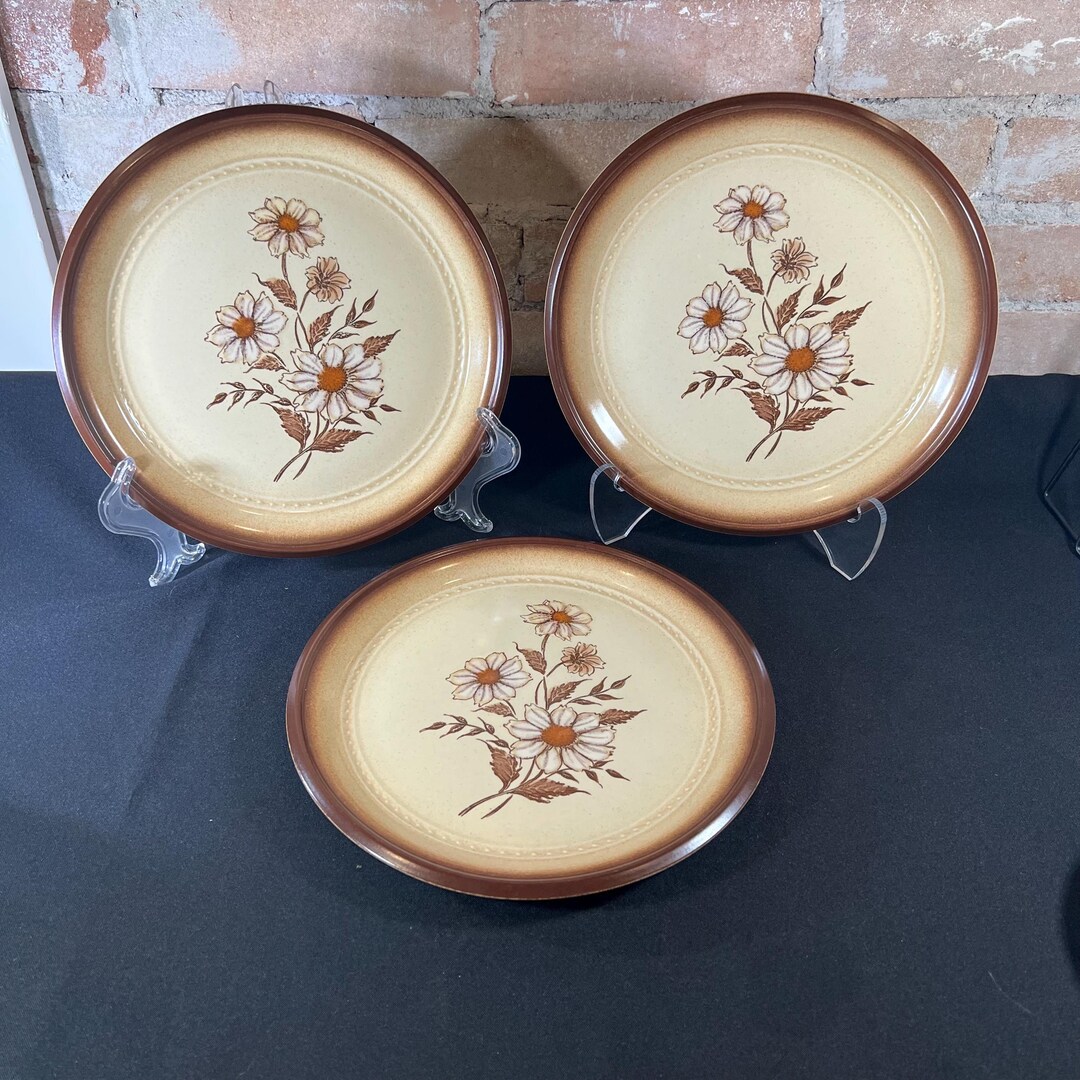 80s Vintage Arita Country Kitchen Cotton Blossom Dinner Plates (3 X ...