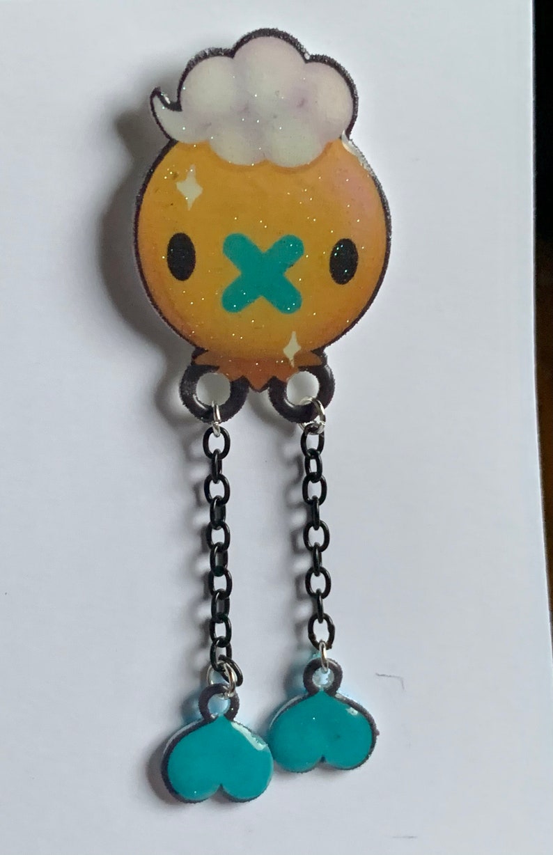 Dangle Driftloon Shrinky Dink Pokémon Pin - Etsy