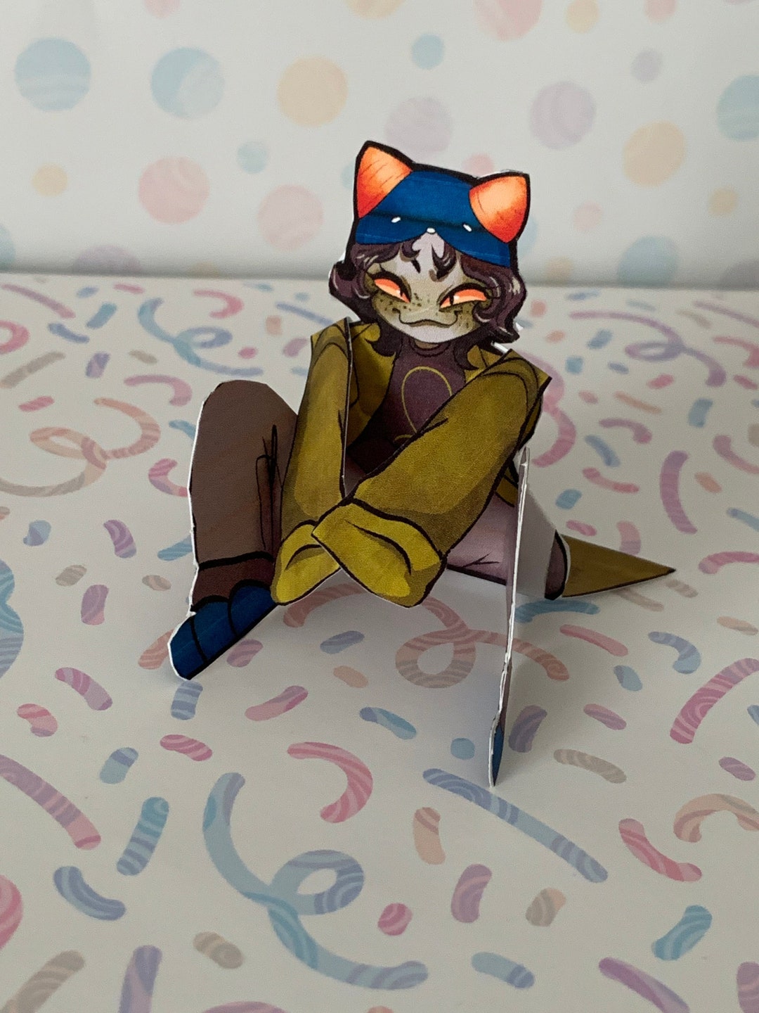 Printable DIY Sitting Nepeta Homestuck Paper Craft - Etsy