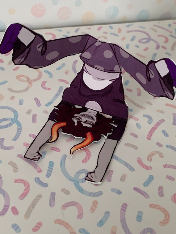 Printable DIY Sitting Gamzee Homestuck Paper Craft - Etsy