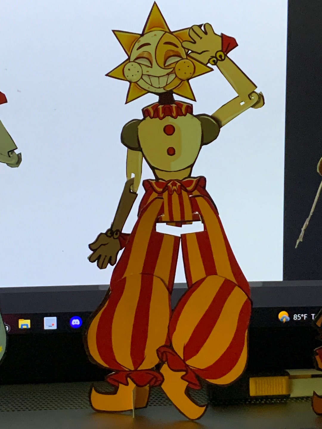 Printable DIY Fnaf Sundrop Puppet - Etsy