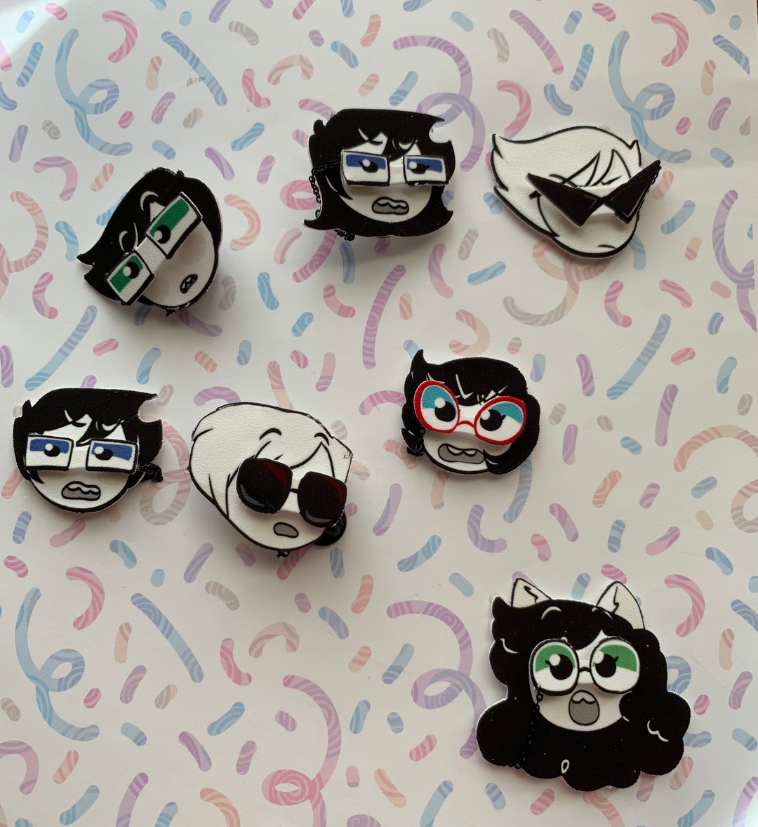 Homestuck Glasses Pins - Etsy