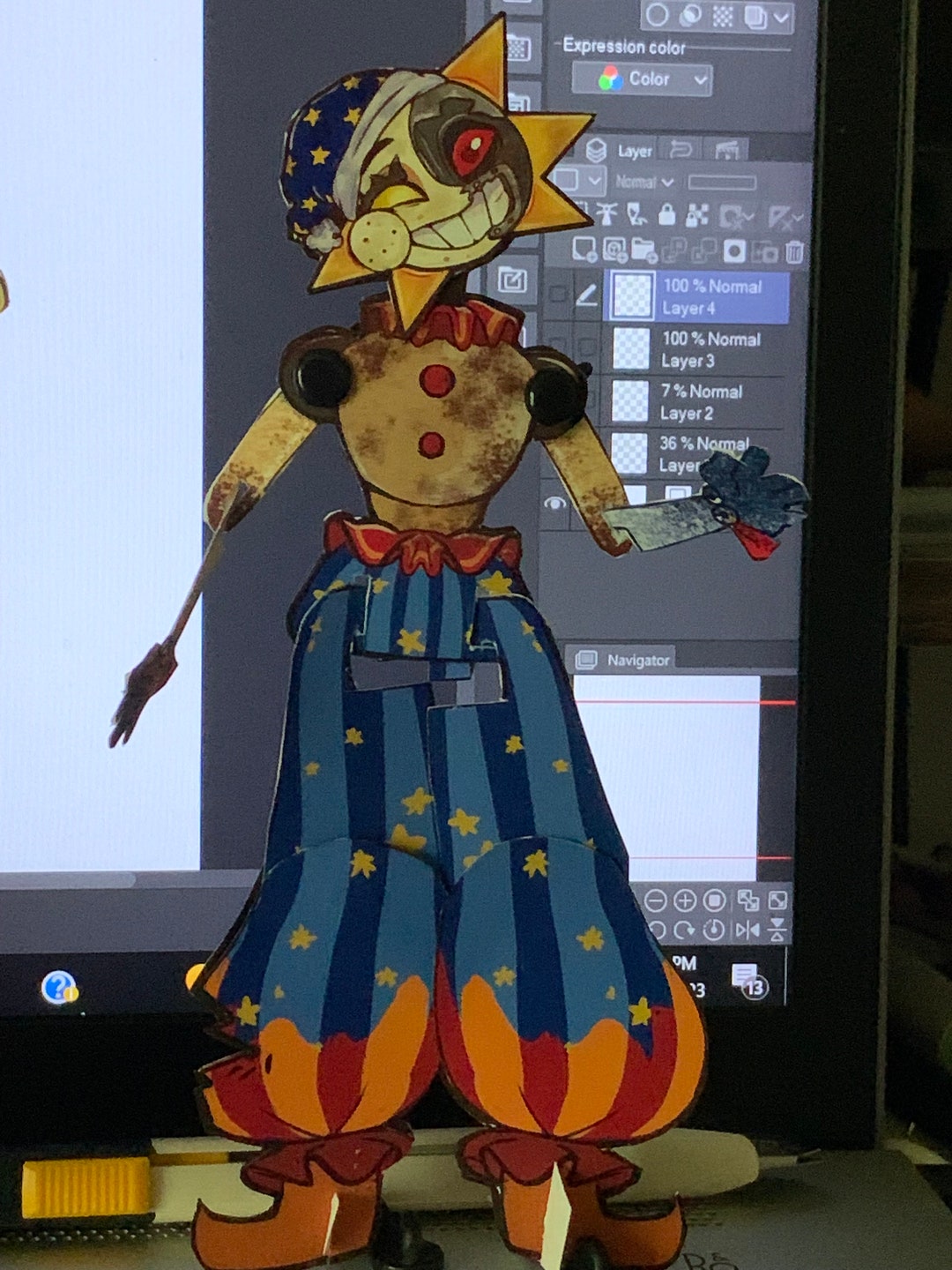 Printable DIY Fnaf Eclipse Puppet - Etsy