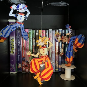 Printable DIY Fnaf Sundropp Moon Drop and Eclipse Puppet - Etsy