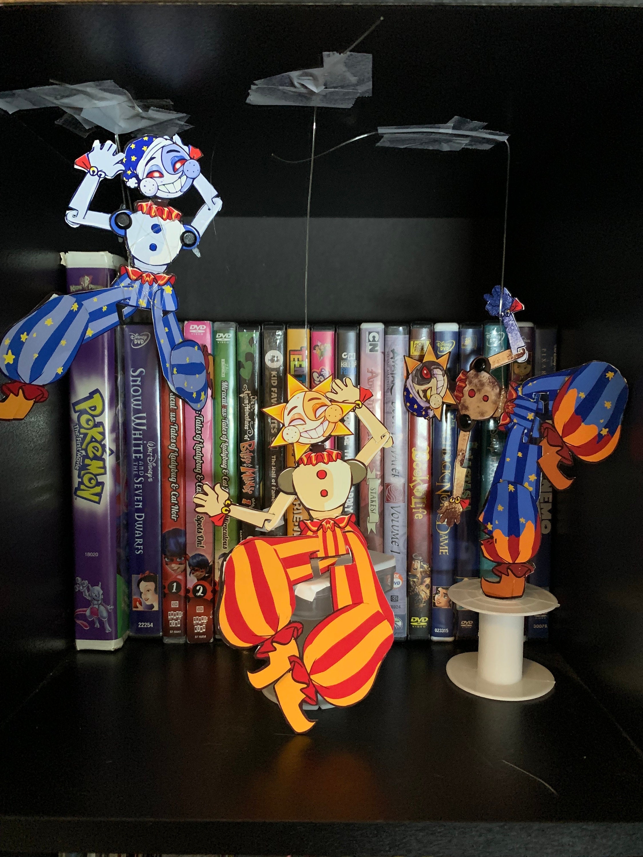 Printable DIY Fnaf Sundropp Moon Drop and Eclipse Puppet - Etsy
