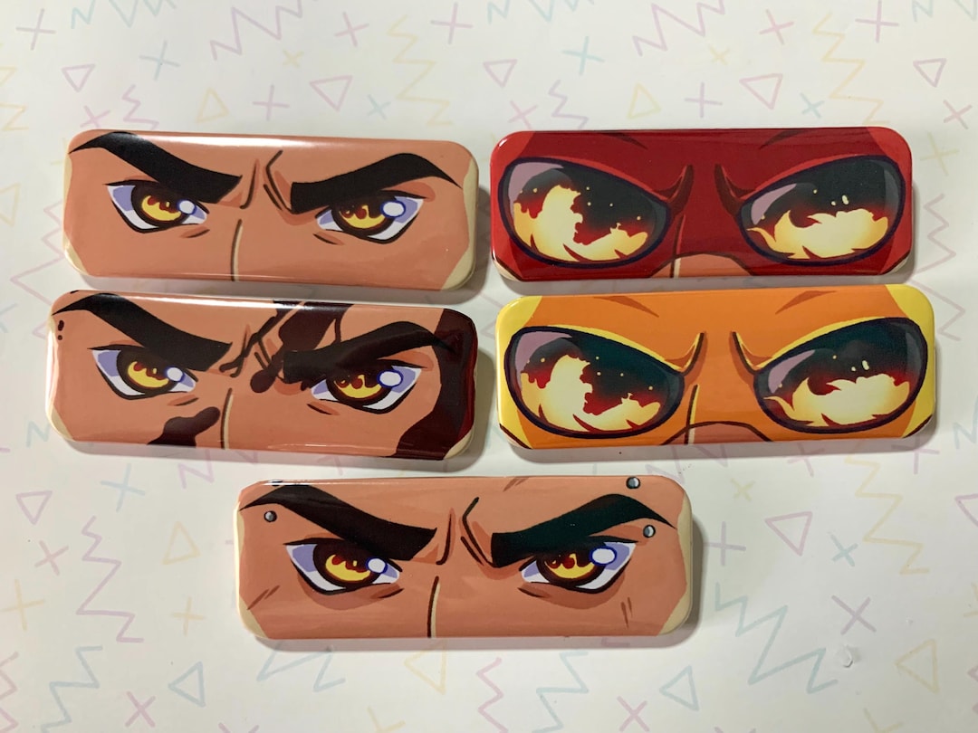 Vincible Rectangle Eye Buttons - Etsy