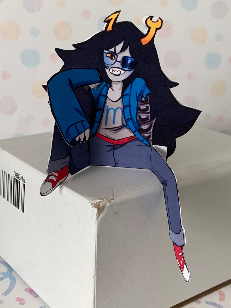 Printable DIY Sitting Vriska Homestuck Paper Craft - Etsy