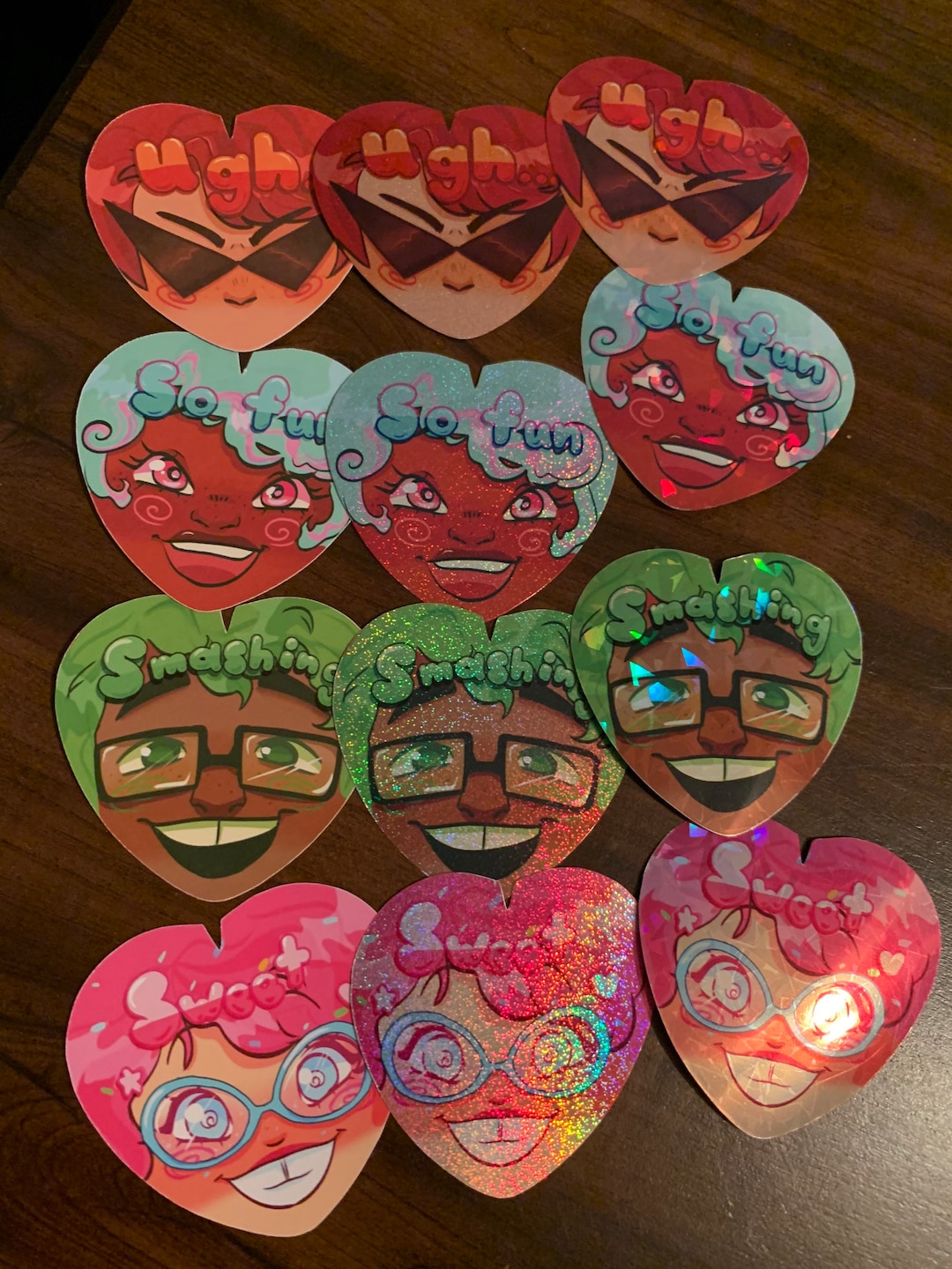 Homestuck Trickster Heart Buttons - Etsy