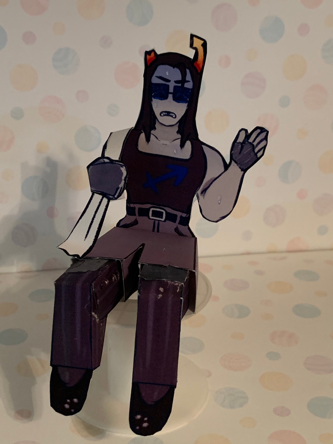 Printable DIY Sitting Equius Homestuck Paper Craft - Etsy