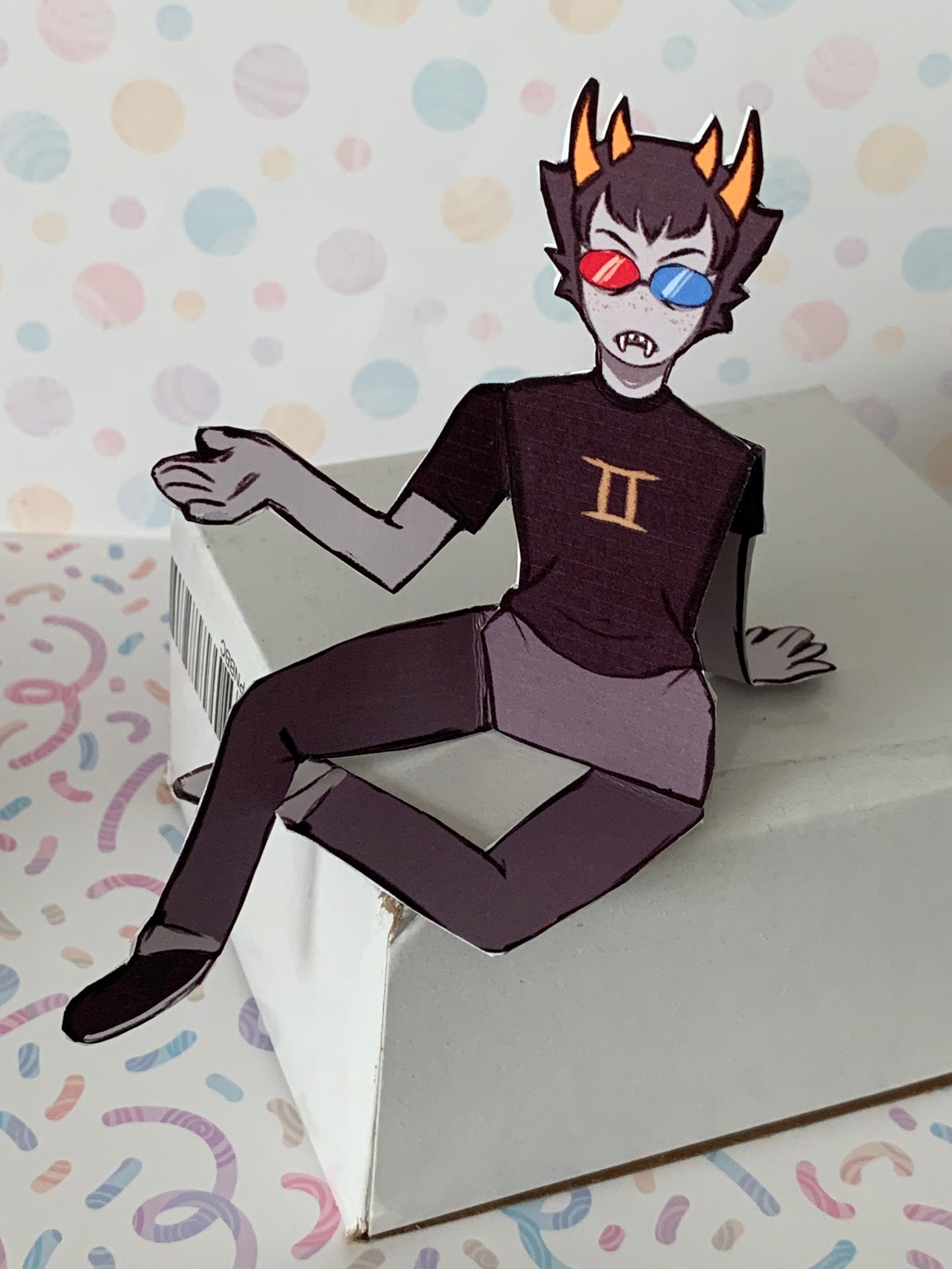 Printable DIY Sitting Sollux Homestuck Paper Craft - Etsy