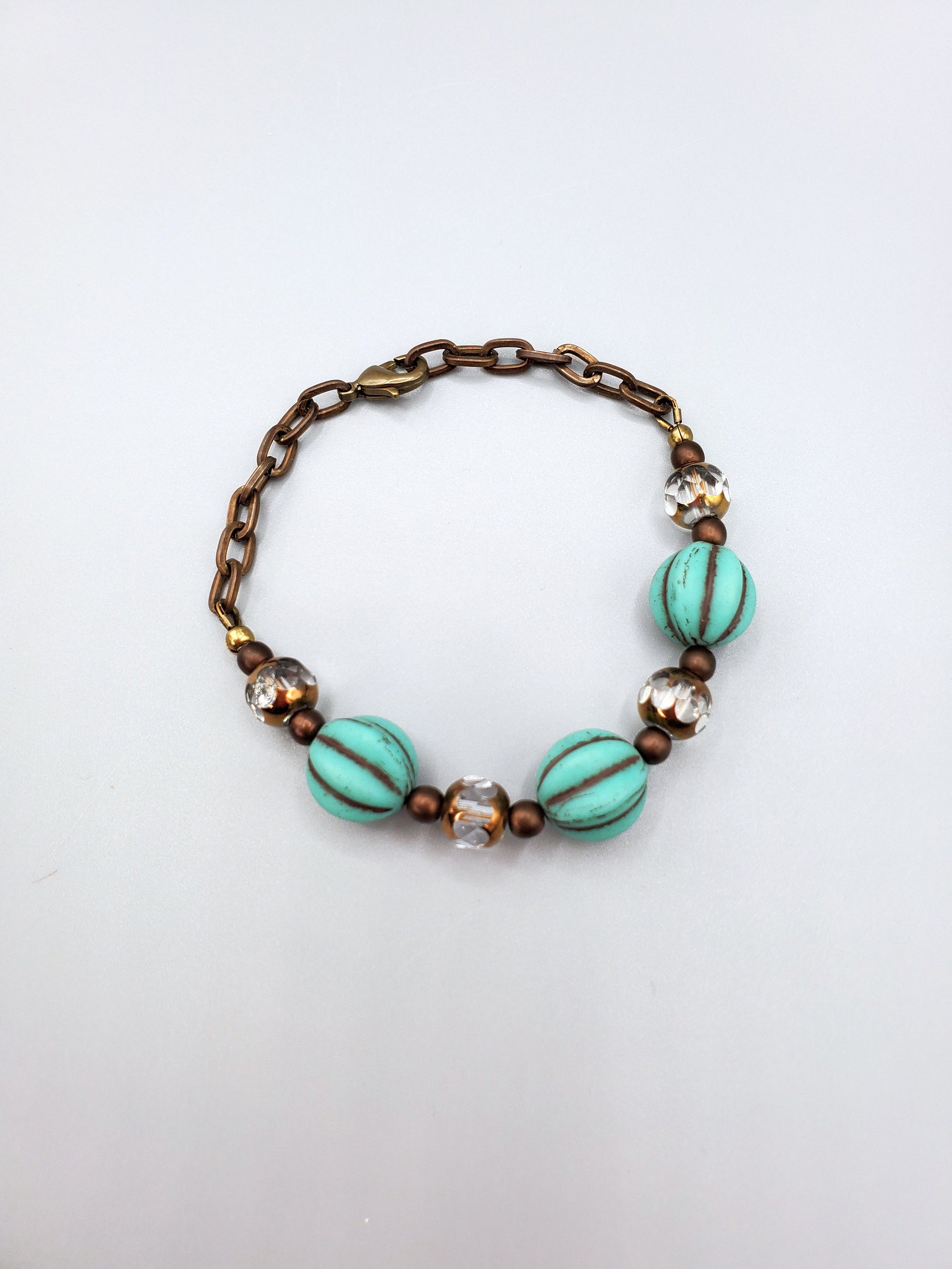 3 Pc Set Turquoise and Brown Necklace Long Turquoise - Etsy