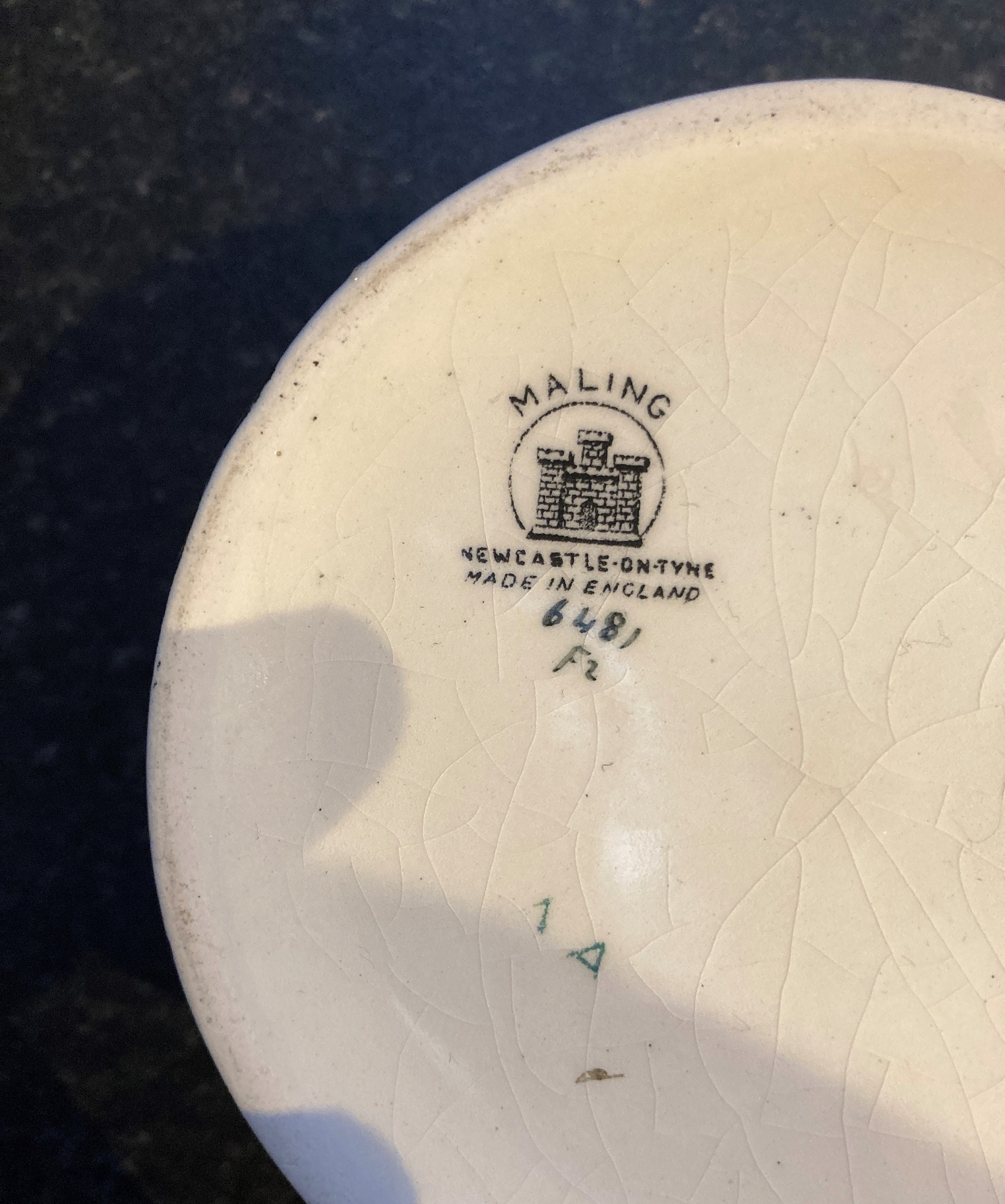 Lovely Maling Lustre-ware Candle Holder in May Bloom Pattern Number ...