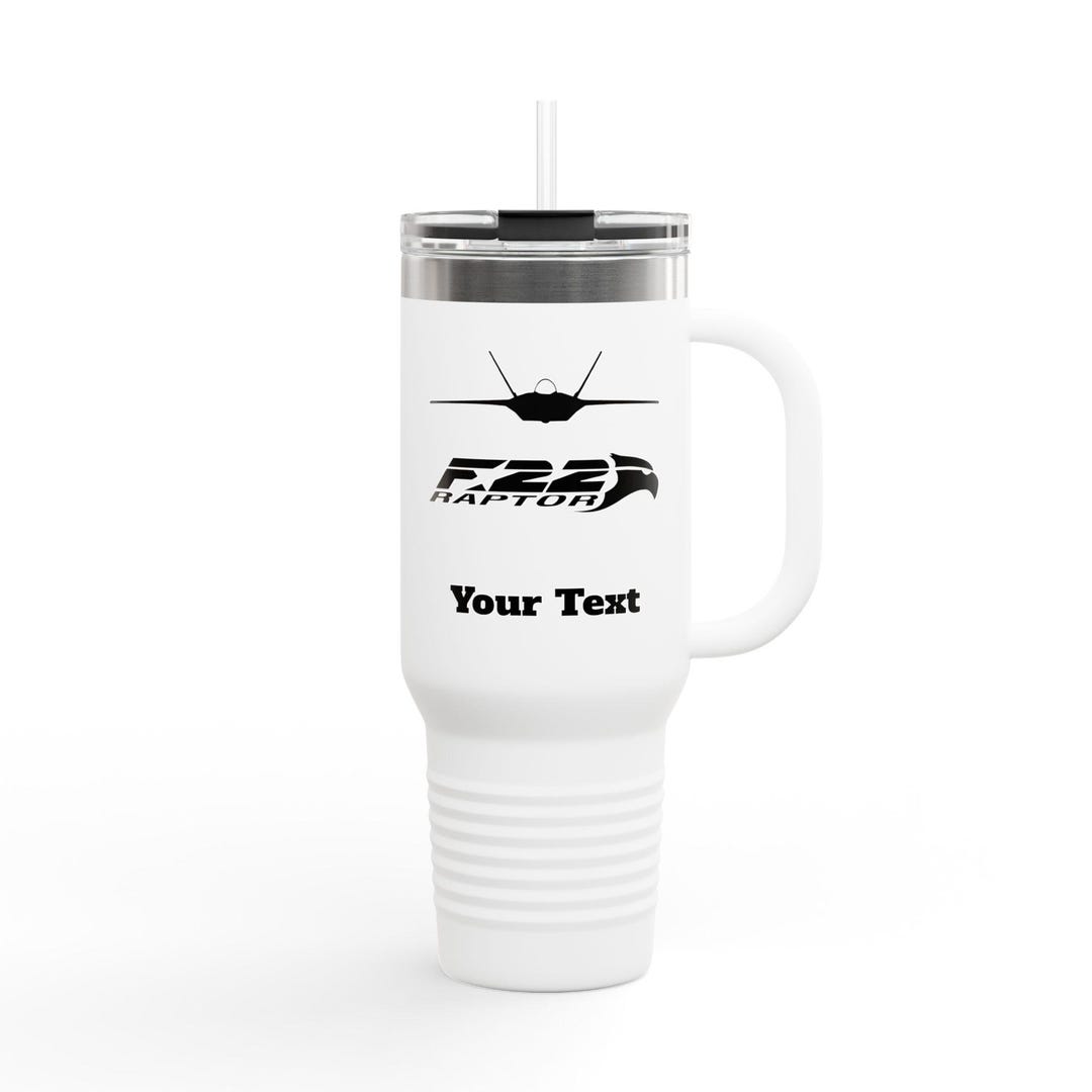 Personalized F22 Raptor Insulated Travel Mug, 40oz - Etsy