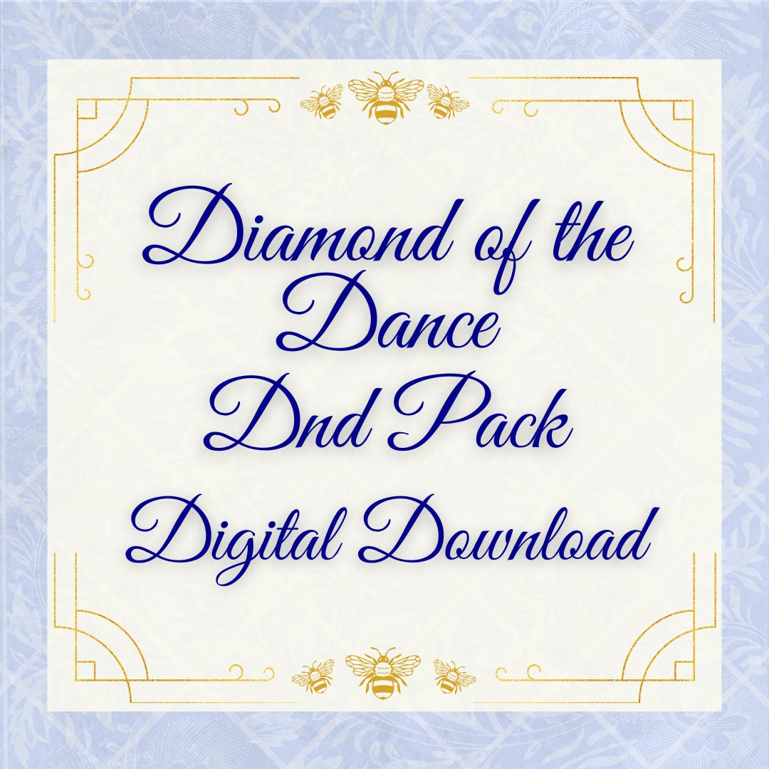 Diamond of the Dance Printable Dnd 5e Pack A5 Size - Etsy
