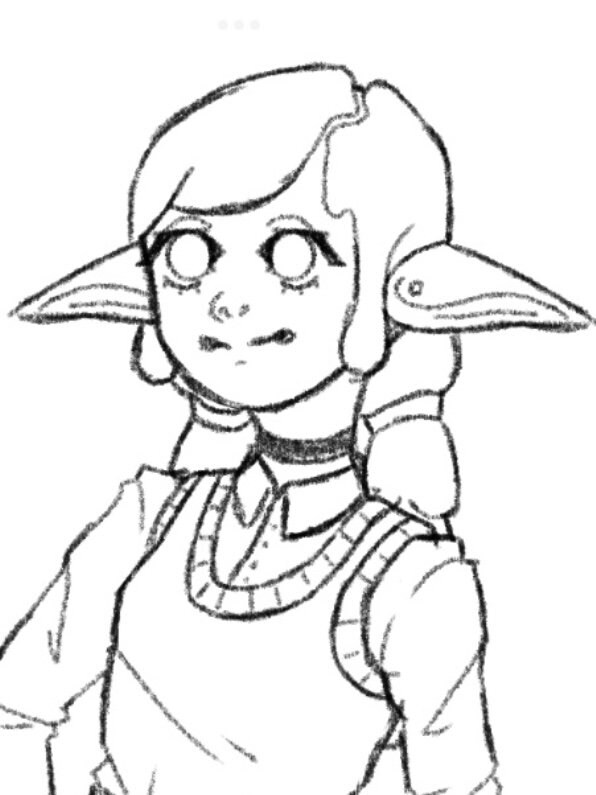 Digital Art Commissions Bust Sketch - Etsy