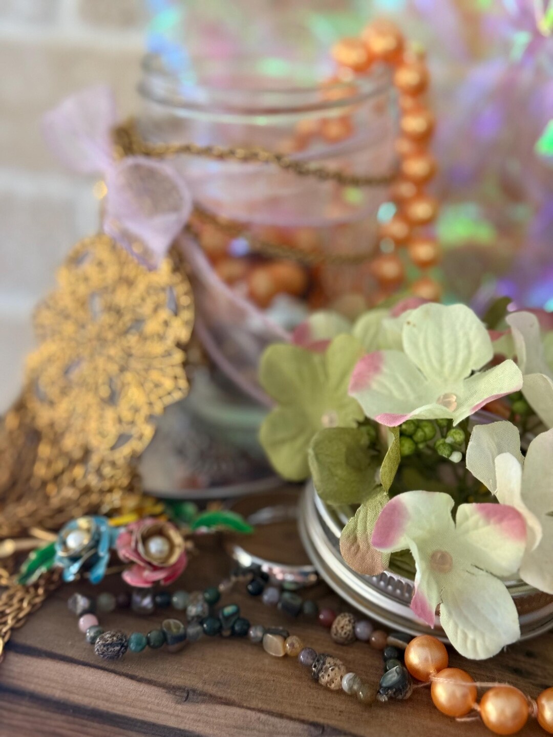 Wearable Gems Jewelry Jar: Vintage & New Mystery Collection - Etsy