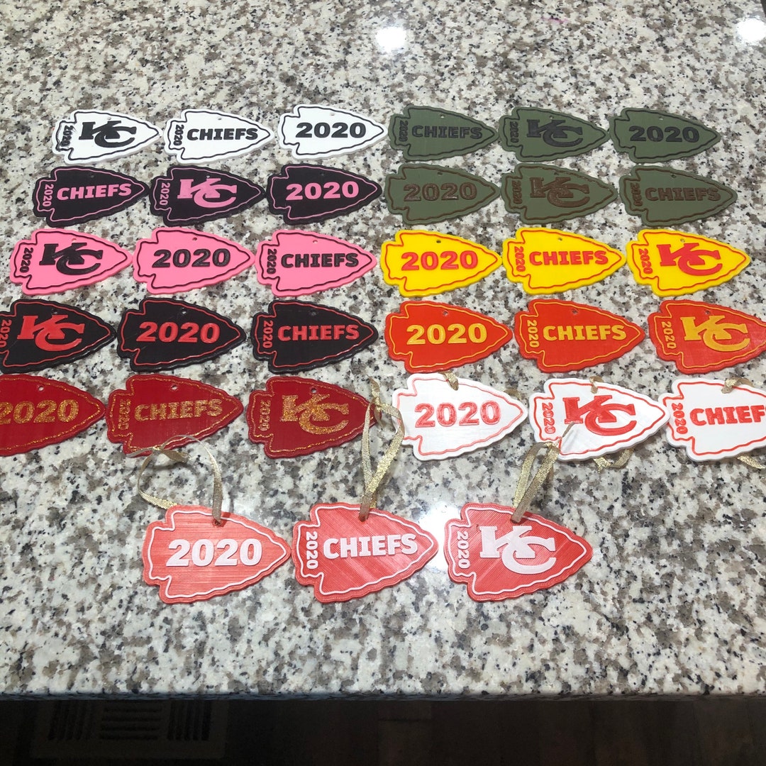 2020 Kansas City Chiefs KC Chiefs Christmas Holiday Ornaments - Etsy