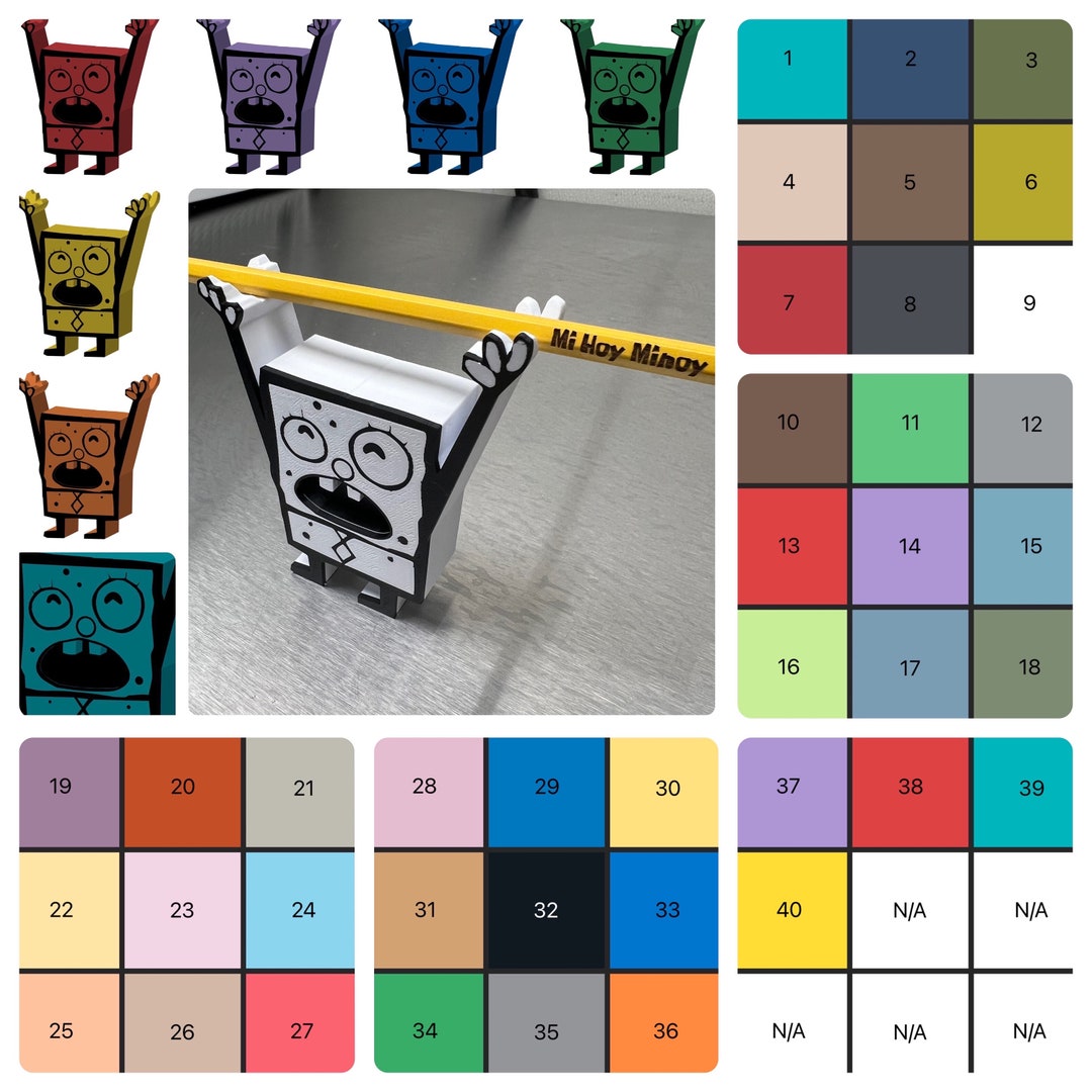 Spongebob Squarepants Doodlebob Pencil Holder Doodlebob Mi Hoy Minoy ...