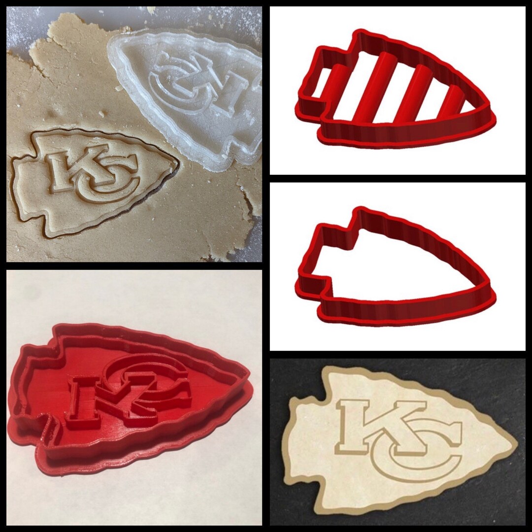 Kansas City Chiefs Arrowhead Cookie Cutter | KC Arrowhead Burger Press ...