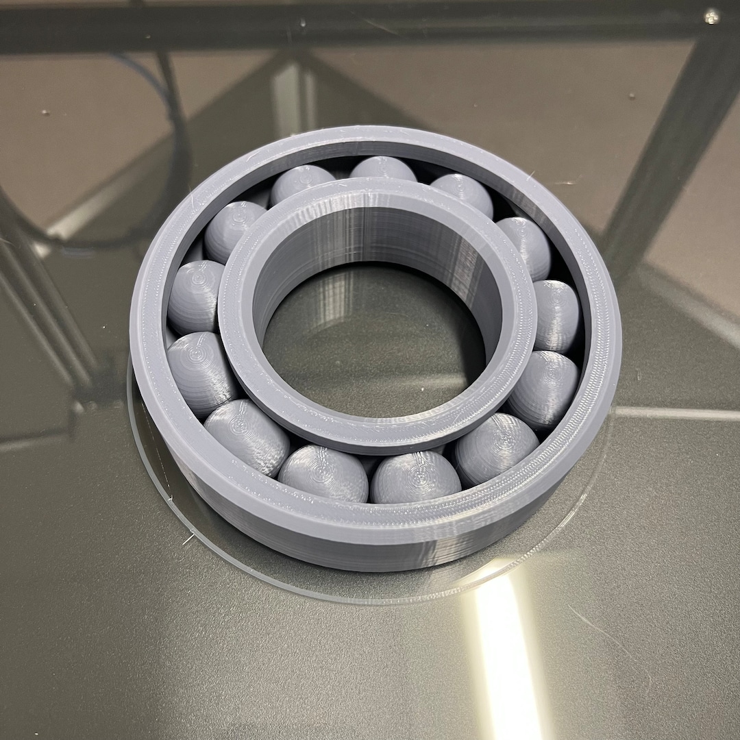 Large Roller Ball Bearing Fully Functional 3D Printed | Ball Bearing ...