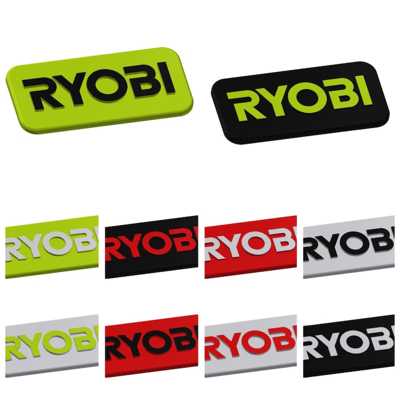 RYOBI Logo Plastic Placard Sign - Etsy