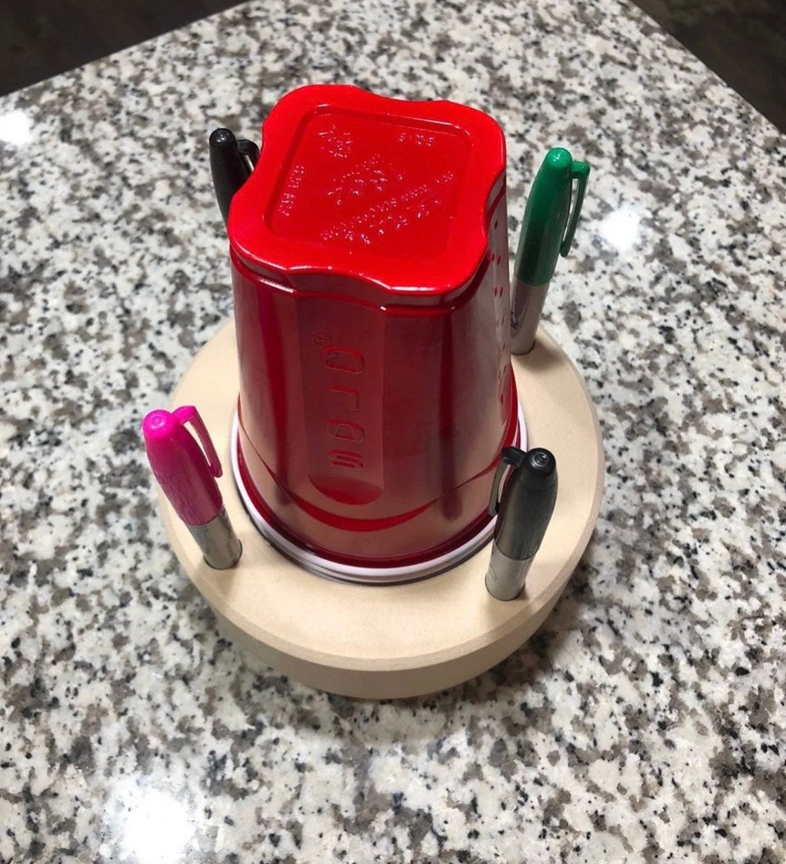 Red SOLO Cup & Marker Holder - Etsy