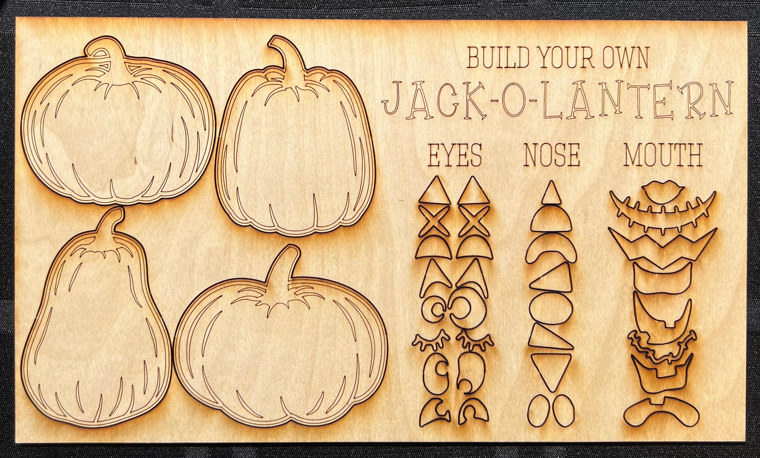 Build Your Own Jack O Lantern / Kids Halloween Kit / Cute - Etsy