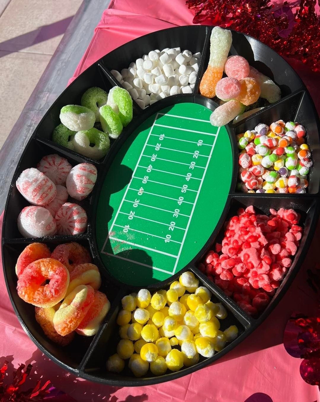 NFL Football Themed Party Tray Snackadium | KC Chiefs Party Tray | KC ...
