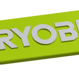 RYOBI Logo Plastic Placard Sign - Etsy