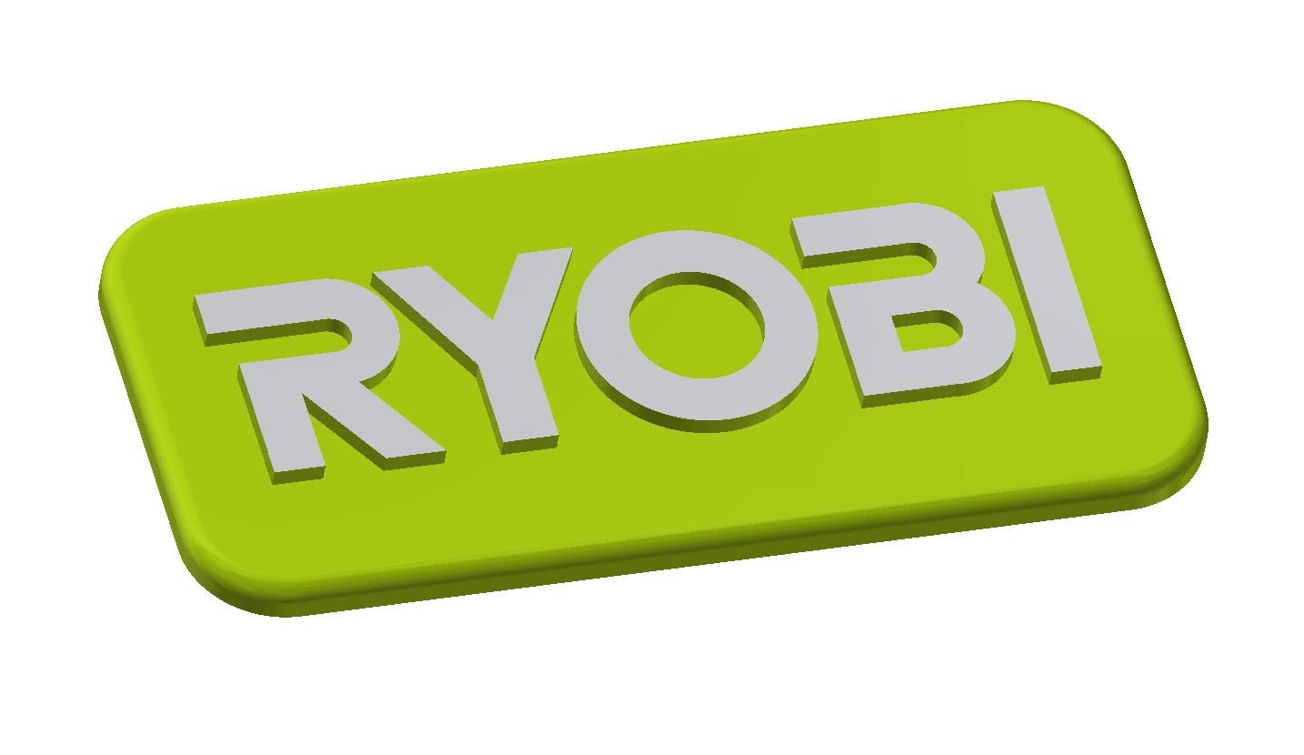 RYOBI Logo Plastic Placard Sign - Etsy UK