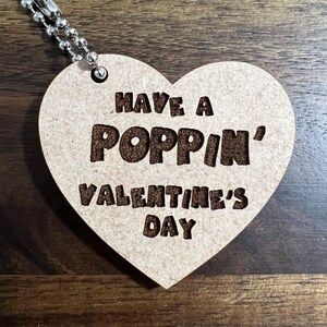 Pop It Valentines Keychain | Fidget Valentines Poppin Keychains for ...