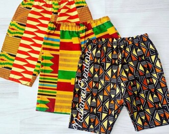 African Print Shorts - Etsy
