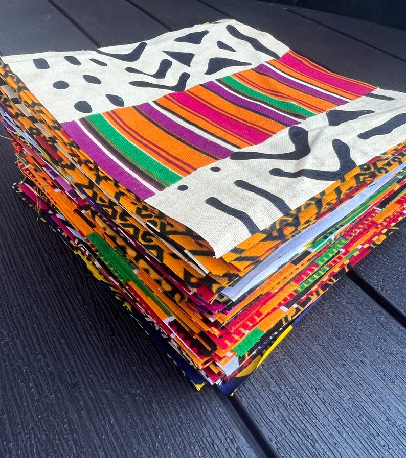 Charm Packs African Print 42 Assorted Pre-cut 5 Square - Etsy