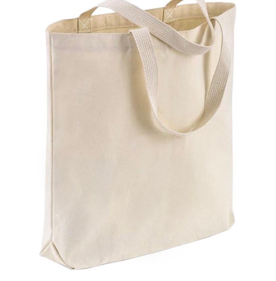 Tote Bag, Blank Canvas Tote Bags, 100% Cotton Canvas Tote Bags, Blank ...