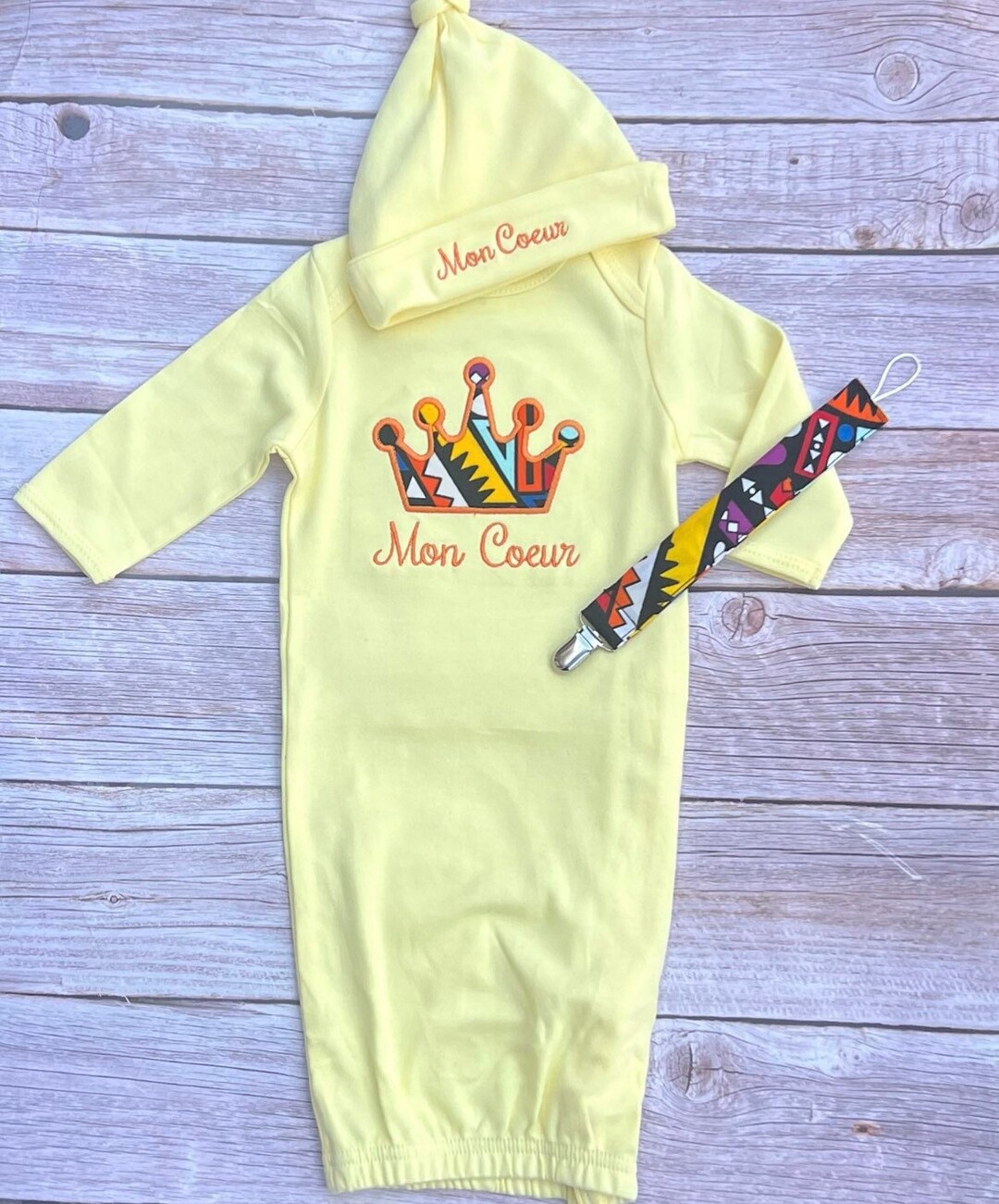 African Print Baby Gown Custom Baby Gowns Personalized - Etsy