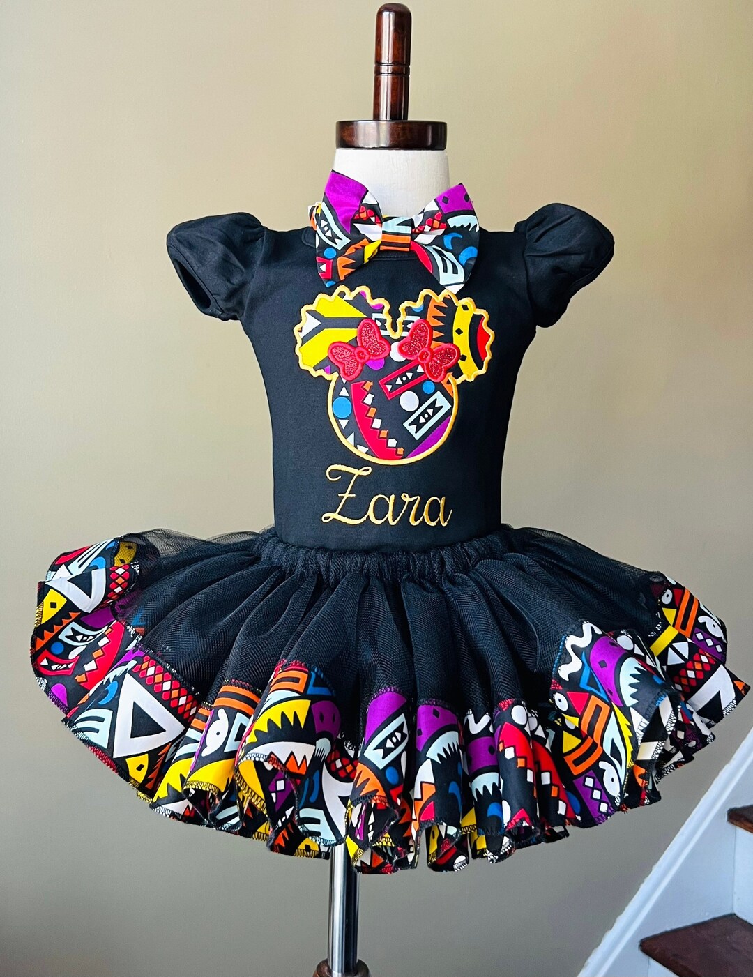 African Print Girl Birthday Outfit: Ankara Tutu Set - Etsy