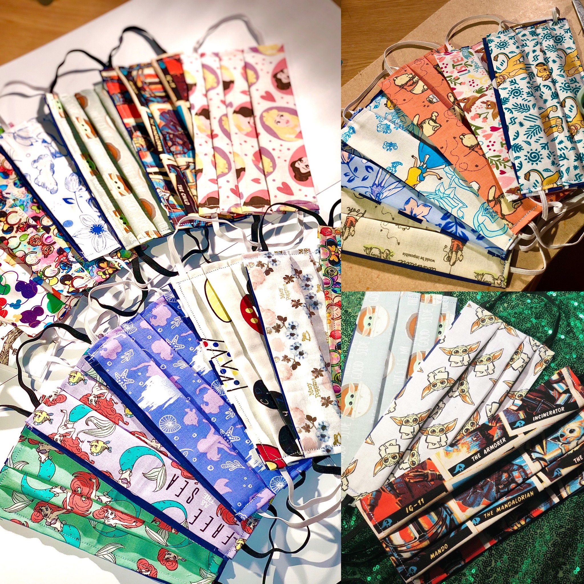 Reusable Handmade Double Layered Face Mask / Face Covering - Etsy