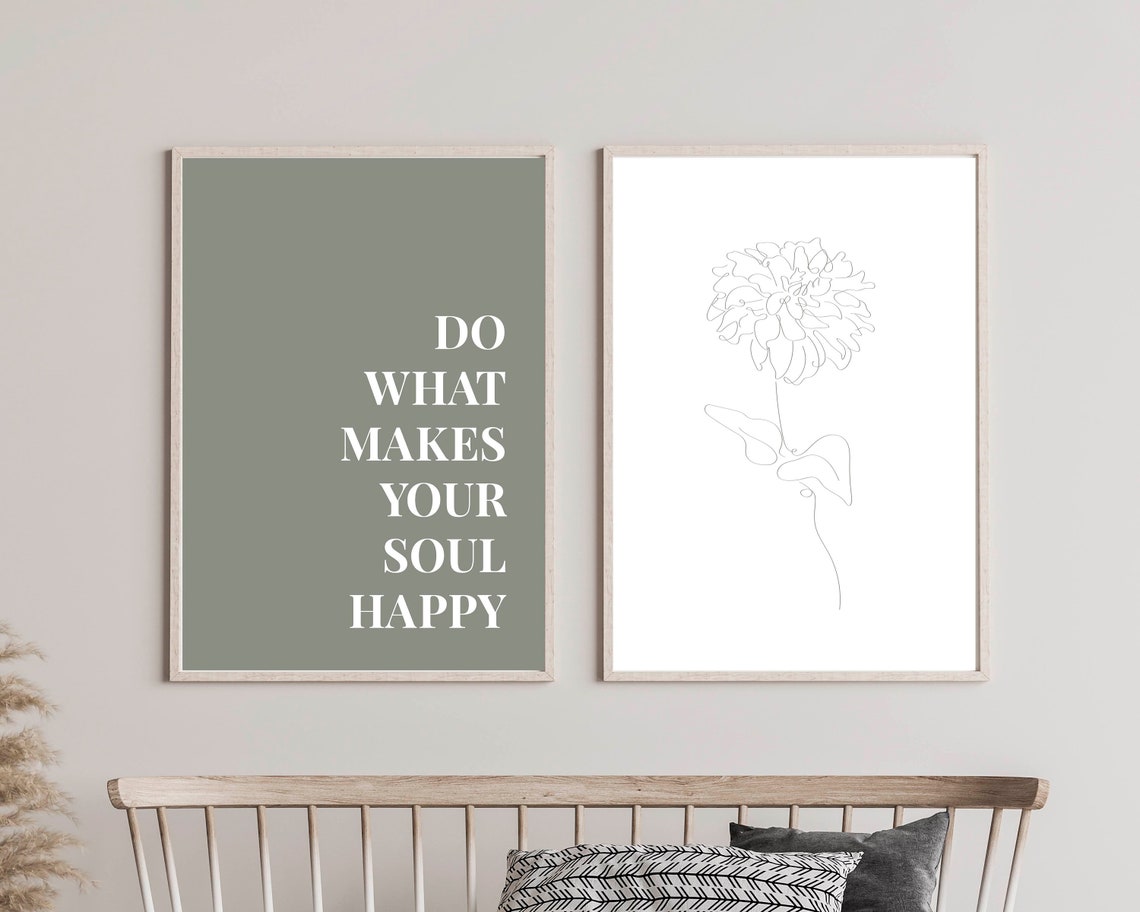 Positive Affirmation Sage Green Print Inspirational Quote - Etsy New ...