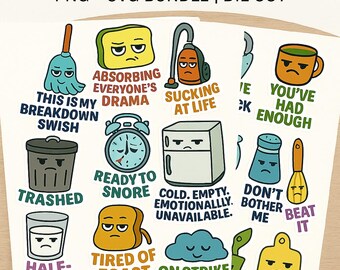 60+ Passive Aggressive Kitchen & Household Stickers | Funny SVG and PNG ...