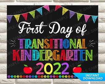 Tk First Day Sign | Etsy