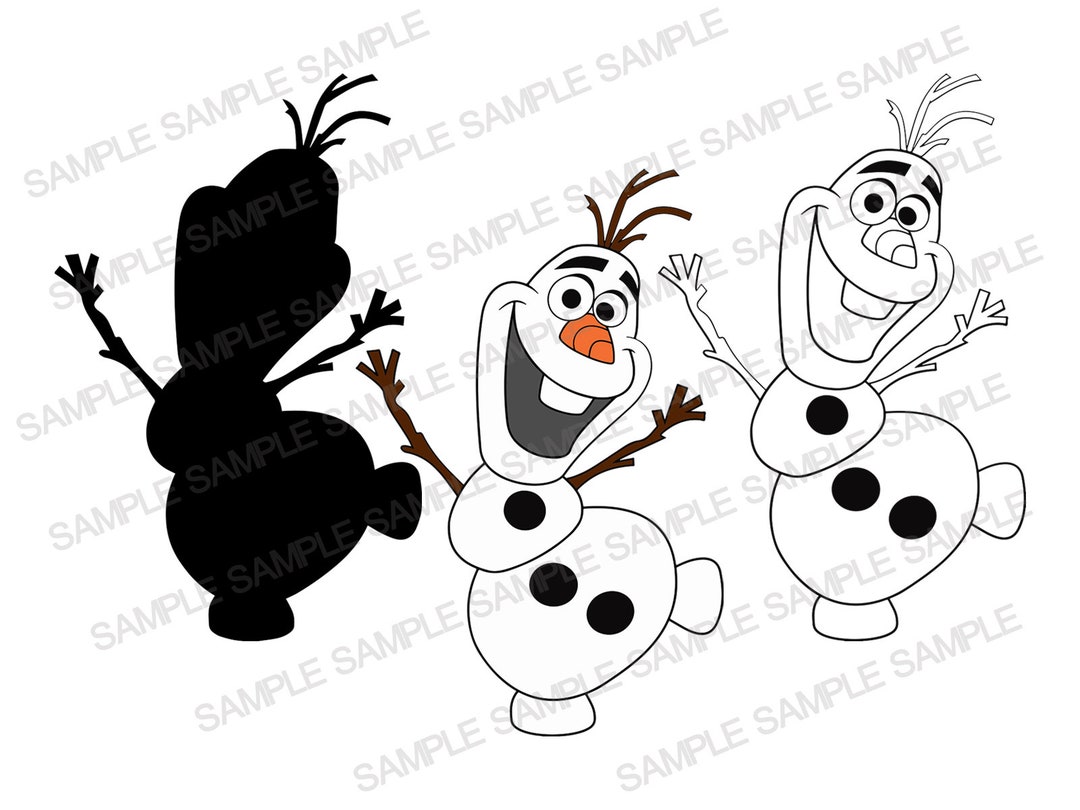 Olaf SVG, Frozen SVG, Olaf SVG File, Olaf Clipart, Olaf Silhouette ...