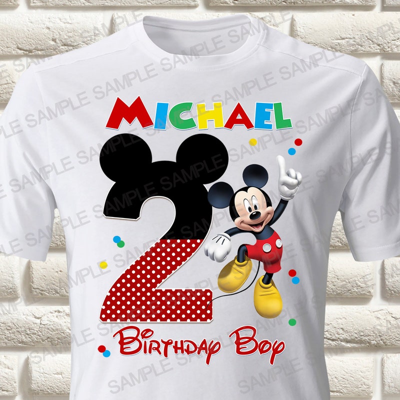 Mickey Mouse Iron on Transfers - Etsy