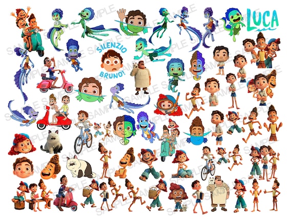 Luca PNG Luca Iron on Transfer Luca Clipart Luca T-shirt - Etsy