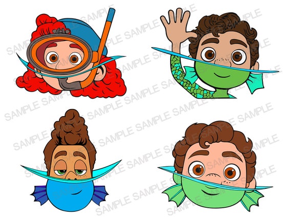 Luca SVG Luca PNG Iron on Transfer Luca Clipart Luca | Etsy